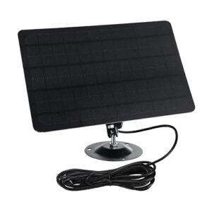 penchen 10w 5v micro usb solar panel 2000mah 360-degree rotation waterproof wall mounted monocrystal silicon solar plate for usb camera