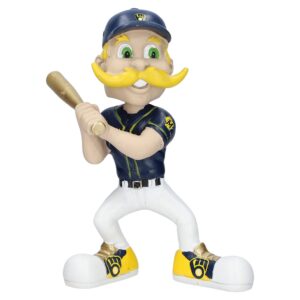 bernie brewers milwaukee brewers showstomperz 4.5 inch bobblehead mlb baseball