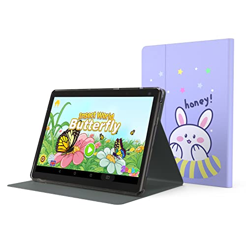 Kids Tablet, Android Tablets, 10.1" Display Quad-Core Processor 2GB RAM 32GB Storage, 8MP Cameras WiFi & Bluetooth, 6000 mAH Long Battery Life, With Parental Control Kids Software Tablet for Children.