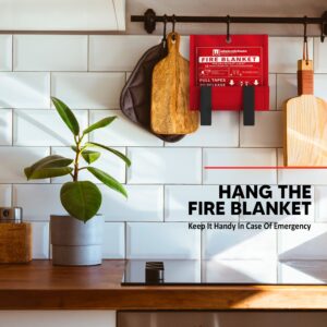 Kidde FA110 Multi Purpose Fire Extinguishers for The House and Boat with Wall Mount Bracket, (Rating 1-A:10-B:C) Includes Wholesalehome Fire Blanket