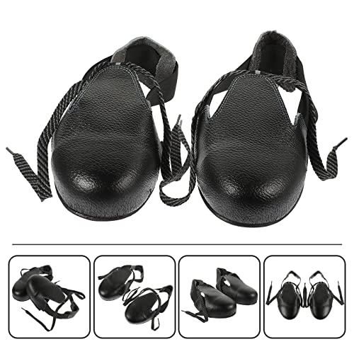 COHEALI Steel Toe Cap 1 Pair Safety Shoes Caps Safety Overshoes with Steel Toe Universal Labor Insurance Shoe Covers with Adjustable Strap for Industry Workplace (Size EUR 36), Medium