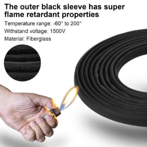 Shirbly Solar Panel Extension Cable - 15FT 10AWG(6mm²) Solar Panel Wire Twin with Female and Male Connector, Tinned Copper Wire for Home Boat RV Solar Panel Outdoor (10AWG 15FT)