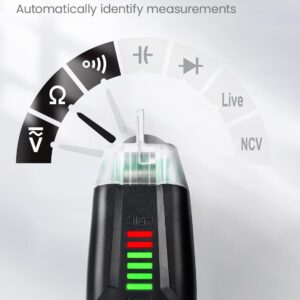 KAIWEETS Multifunction Non Contact Voltage Tester(ST100) and Outlet Tester(KM117B), Home Electricity Problem Checker