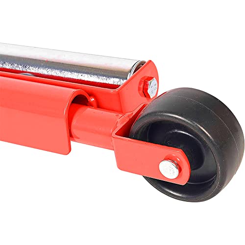 4utoHydra 300lbs Heavy Duty Tire Dolly Car Wheel Cart for Garage Workshop (Red)