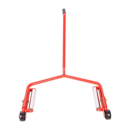 4utoHydra 300lbs Heavy Duty Tire Dolly Car Wheel Cart for Garage Workshop (Red)