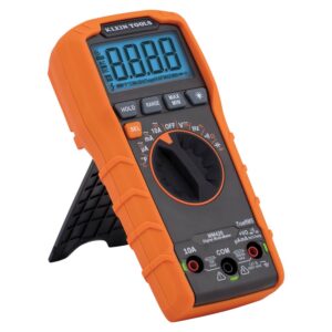 Klein Tools MM420 Digital Multimeter, Auto-Ranging TRMS Multimeter, 600V AC/DC Voltage, 10A AC/DC Current, 50 MOhms Resistance