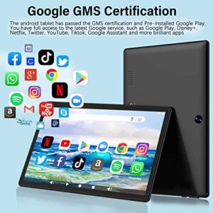 Android Tablet 10 inch, Android 11.0 Tablet, 2GB RAM 64GB ROM, 1TB Expand Android Tablet with Dual Camera, WiFi, Bluetooth, 8000mAh, HD Touch Screen, Google GMS Certified…