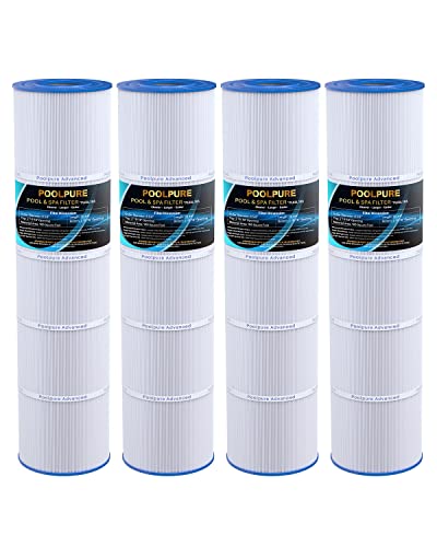 POOLPURE PLESL105 Pool Filter Replace OPT-420-4PK, Jacuzzi PLESL105, J-CQ420, QL105 Filter Cartridges 4PACK