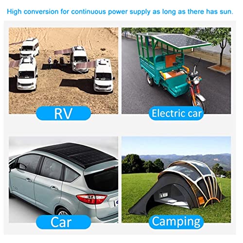 Solar Panel Kit, 250W Fully Waterproof Monocrystalline PV Module Solar Panel Starter Kit with 10A 12V 24V PWM Charge Controller Dual USB Ports, Solar Panel Battery Maintainer for Home Camping Boat RV