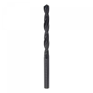 uxcell 6542 high speed steel straight shank twist jobber drill bit, fully ground black oxide drill bits 6.8mm drill diameter 110mm total length 1 pcs