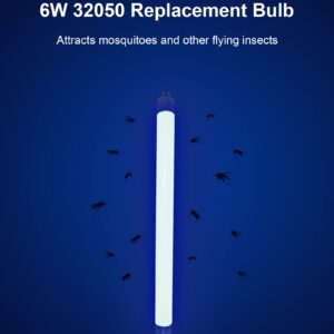 Dichroma 32050 6-Watt Replacement Bulbs Compatible with DynaTrap DT2000XL and DT2000XLP, 9 Inch T5 Dynatrap 1 Acre Mosquito & Flying Insect Trap Replacement UV Bulb - 4 Pack