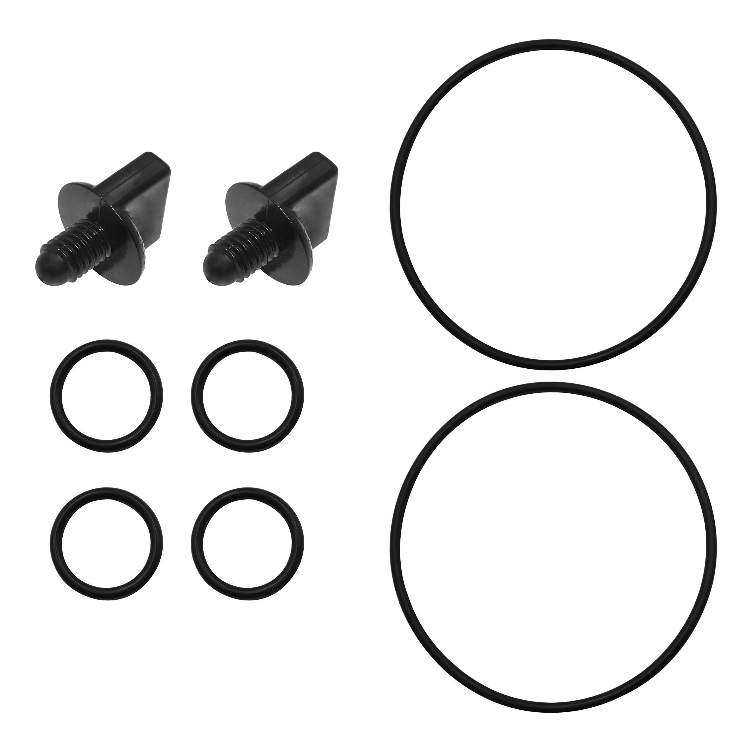 Valve Handle R0487200/7433 and Knob 4603/R0486900 Replacement Kit，Compatible with Zodiac Jandy 2-Port/3-Port Valve Handles 4733, R0487200, 1301-Black(2 Pack)