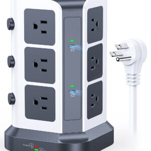 65W PD and 16.4ft Power Strip Tower