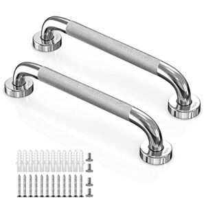 lzptyysn 2 pack 16 inch grab bars for elderly for wall, anti-slip handicapped grab bars, stainless steel bathroom grab bar