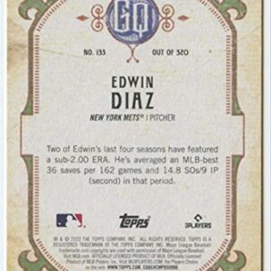 2022 Topps Gypsy Queen #133 Edwin Diaz New York Mets MLB Baseball Trading Card