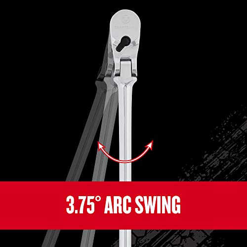 Craftsman V-SERIES Ratchet, 3/8 Inch Drive, 96-Tooth, Flexible Head XL (CMMT86323V)