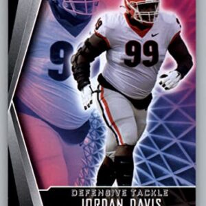 2022 Sage High Series #137 Jordan Davis Georgia RC Rookie Football Trading Card