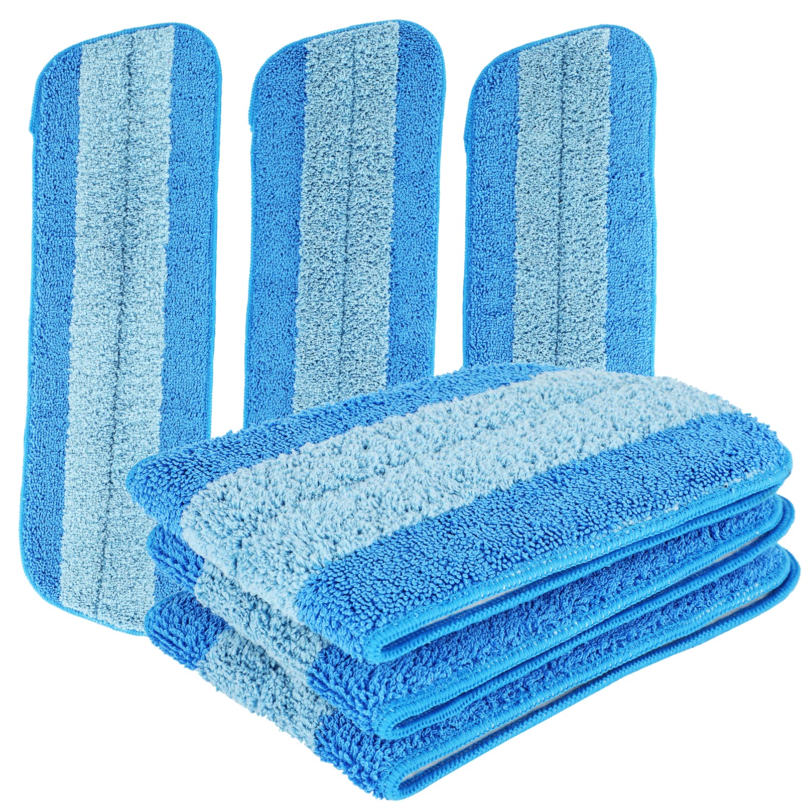 6 Pack Conliwell Microfiber Mop Pads Compatible with Conliwell Mop,17.7 x 5.1"Microfiber Replacement Mop Pads Heads for Cleaning Various Floors - Professional Home Mops Pad for Floor Cleaning