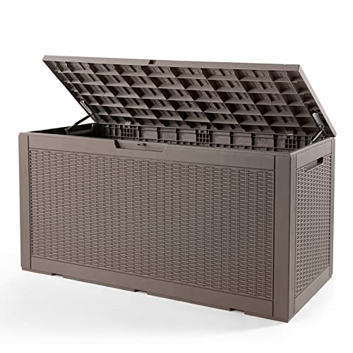 Plastics Deck Box，Patio Storage Box