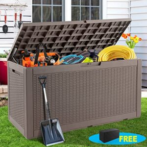 Plastics Deck Box，Patio Storage Box