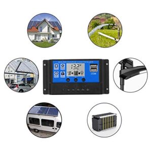 18W 12V Solar Panel Kit Off Grid Monocrystalline Module with Solar Charge Controller SAE Connection Cable Kits