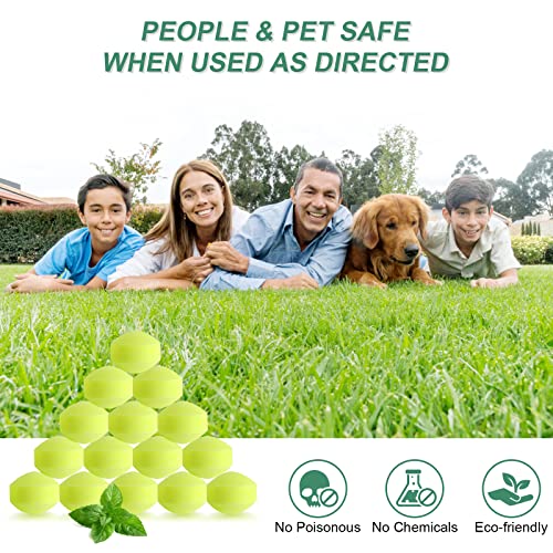 Jifeineng 15 Pack Snake Away Repellent Ball for Yard Powerful Pet Children Safe Outdoor Use Snake Be Gone