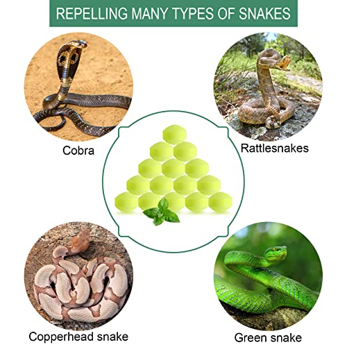 Jifeineng 15 Pack Snake Away Repellent Ball for Yard Powerful Pet Children Safe Outdoor Use Snake Be Gone