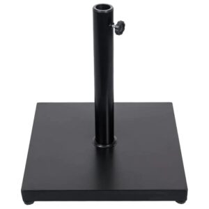 sundale outdoor umbrella stand 42lbs heavy duty resin square umbrella base,black