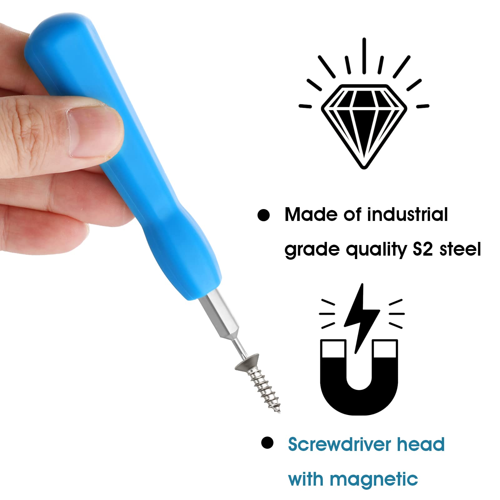 Doorbell Screwdriver Replacement,Double-ended Screwdriver for Doorbell Replacement Bit Fit for All Doorbells include Video Doorbell, Video Doorbell 2, Pro and Elite