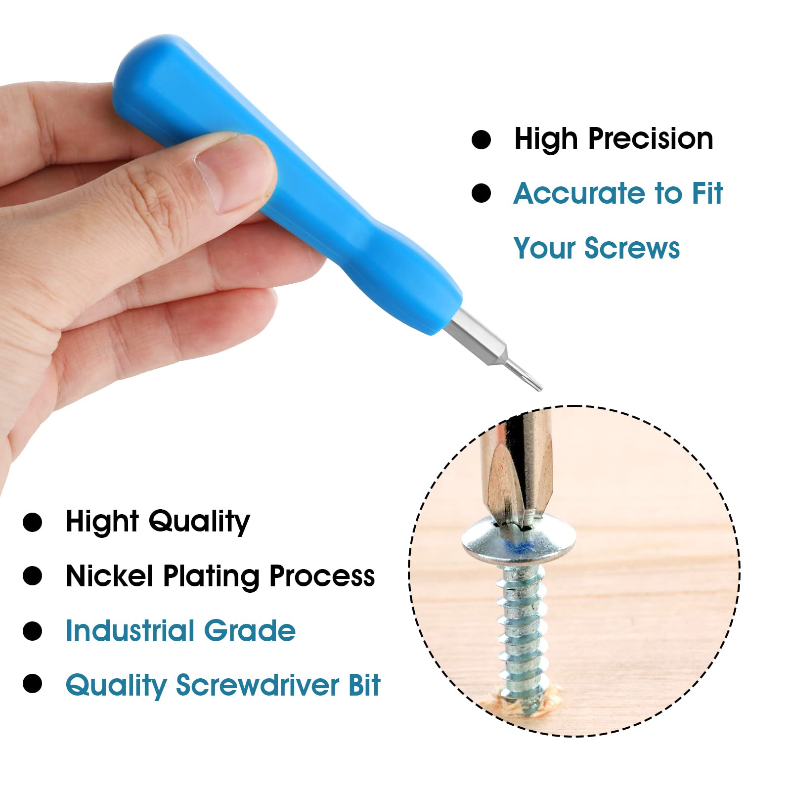 Doorbell Screwdriver Replacement,Double-ended Screwdriver for Doorbell Replacement Bit Fit for All Doorbells include Video Doorbell, Video Doorbell 2, Pro and Elite