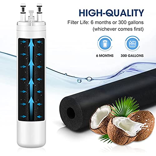 2 Pack Water Purifier Replacement Cartridge, 10 Inch 75g RO Reverse Osmosis Membrane Korean Style Quick Connect Cartridge, Household Water Purifier Filter