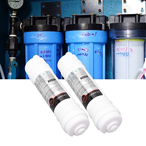 2 Pack Water Purifier Replacement Cartridge, 10 Inch 75g RO Reverse Osmosis Membrane Korean Style Quick Connect Cartridge, Household Water Purifier Filter