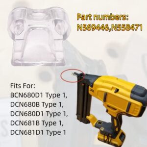 N558471 N569446 Nailer No Mar Tip （4 PCS）Compatible with DeWalt Replaces DCN680D1 DCN681B SURPOUF