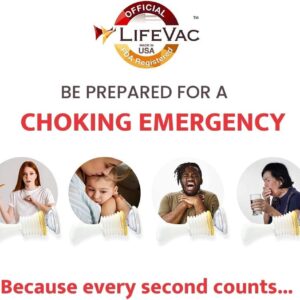 LifeVac - Choking Rescue Device Home Kit for Adult and Children First Aid Kit, Portable Choking Rescue Device, Home and Travel Combo Kits (Blue) Perfect for Baby Showers