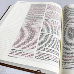 Hand Illustrated & Laser Engraved NIV Journaling Bible, Personalized Gift, Custom Name Engraving Available