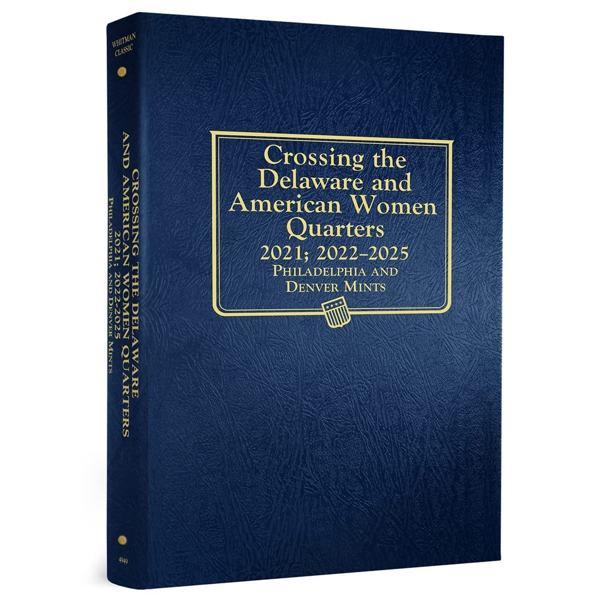 2022 P, D Maya Angelou Set and 2021 P, D Washington Crossing the Delaware 4 Coin Set in Whitman Album #4949 Quarter Seller Uncirculated