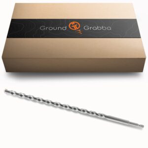 groundgrabba steel masonry drill bit (24 inch hex speed shank)