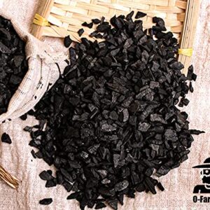 O-FarFarm Horticultural Charcoal for Potted Plants 2 QT, Hardwood Charcoal for Potting Soil Amendment, Orchids, Terrariums, and Gardening