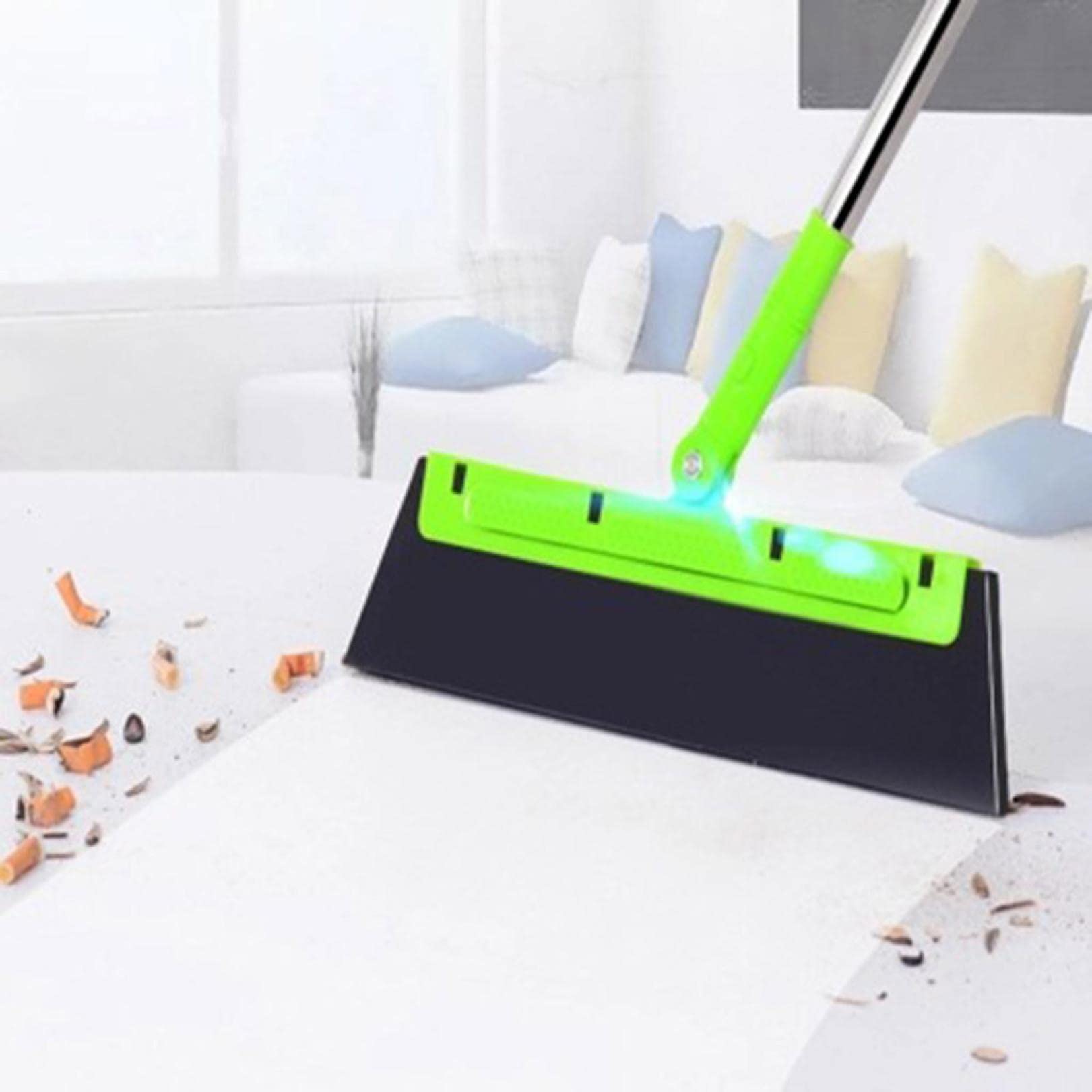 180 ° Magic Broom Sweeper, Multifunctional Silicone Carpet Sweeper, High Elasticity Broom Scraping Broom, Swivel Joints,Wiper Broom Cleaning Tools, for Cleaning Windows Desktop