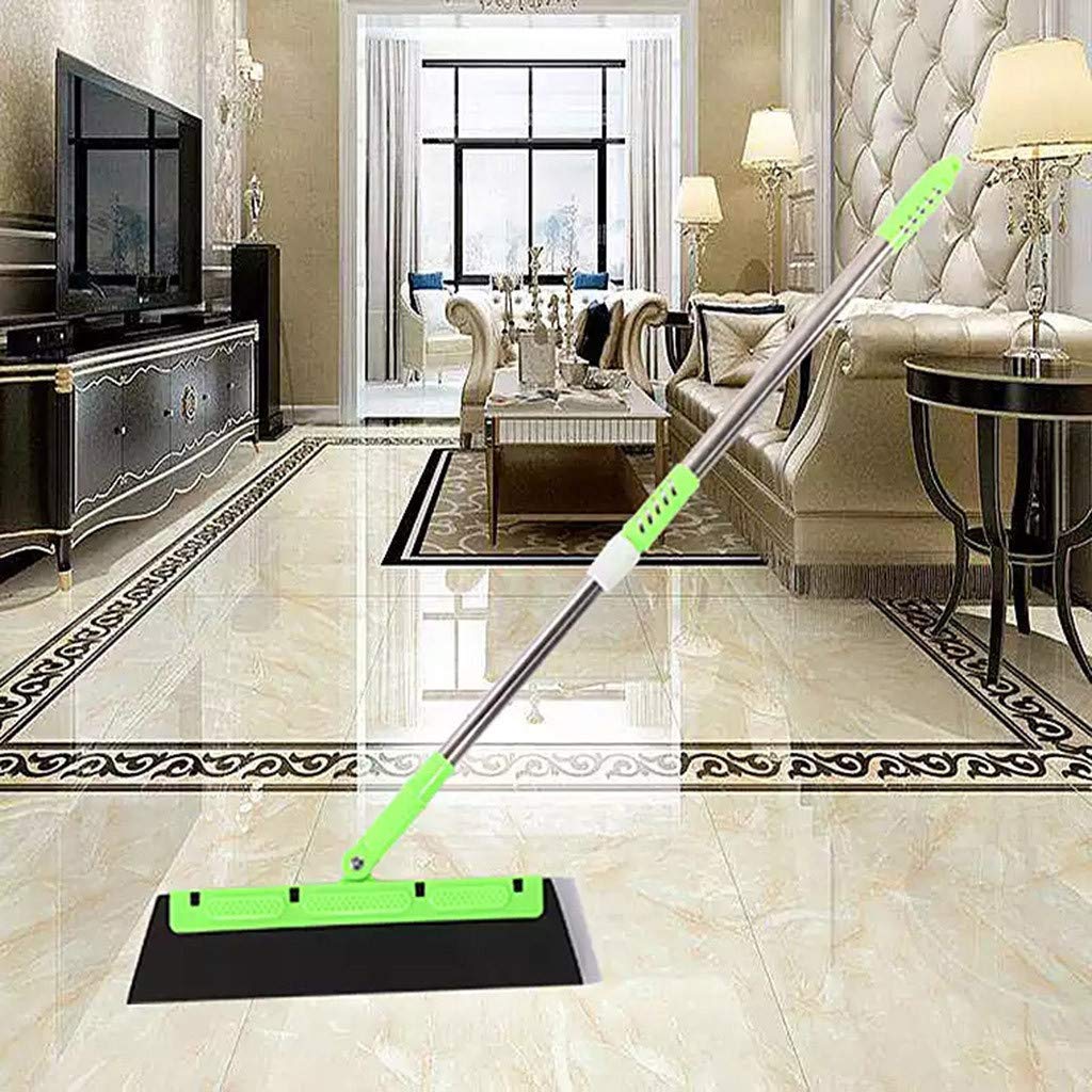 180 ° Magic Broom Sweeper, Multifunctional Silicone Carpet Sweeper, High Elasticity Broom Scraping Broom, Swivel Joints,Wiper Broom Cleaning Tools, for Cleaning Windows Desktop