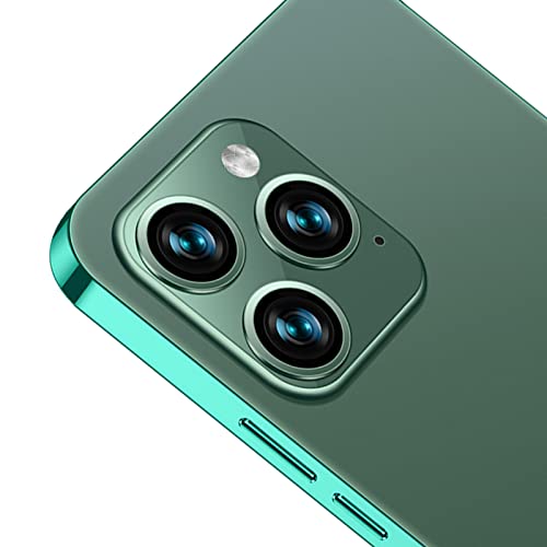 Yoidesu 4G Unlocked Smartphones,I14pro 6.1in Dual SIM Mobile Phones,3GB RAM 64GB ROM,8MP 16MP Dual Camera,4000mAh Battery Cheap Phones with 128G Expansion(Dark Green)