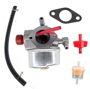 beiyiparts carburetor for tecumseh sears craftsman mtd yard machine 6 6.25 6.5 6.75 hp carb