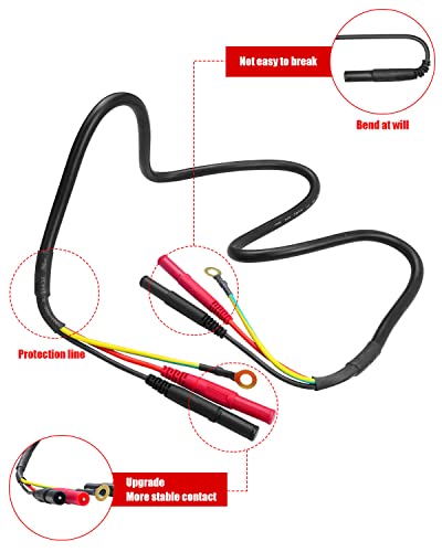 Qnbes Generator Parallel Cables Compatible with Honda EU2200i EU 2200IC Companion EU1000i EU3000 Handi EU3000is Fit for Honda 08E93-HPK123HI for iPower SUA 2000 iV