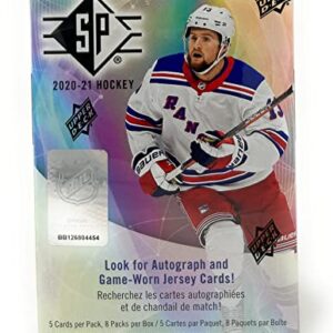 2020/21 Upper Deck SP Hockey Factory Sealed 8 Pack Blaster Box