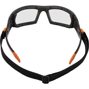 Klein Tools 60470 Safety Glasses, ANSI Z87.1+ Pro Full Frame Gasket Safety Glasses, Clear Lenses, UV Protection, Anti-Fog, Scratch Resistant