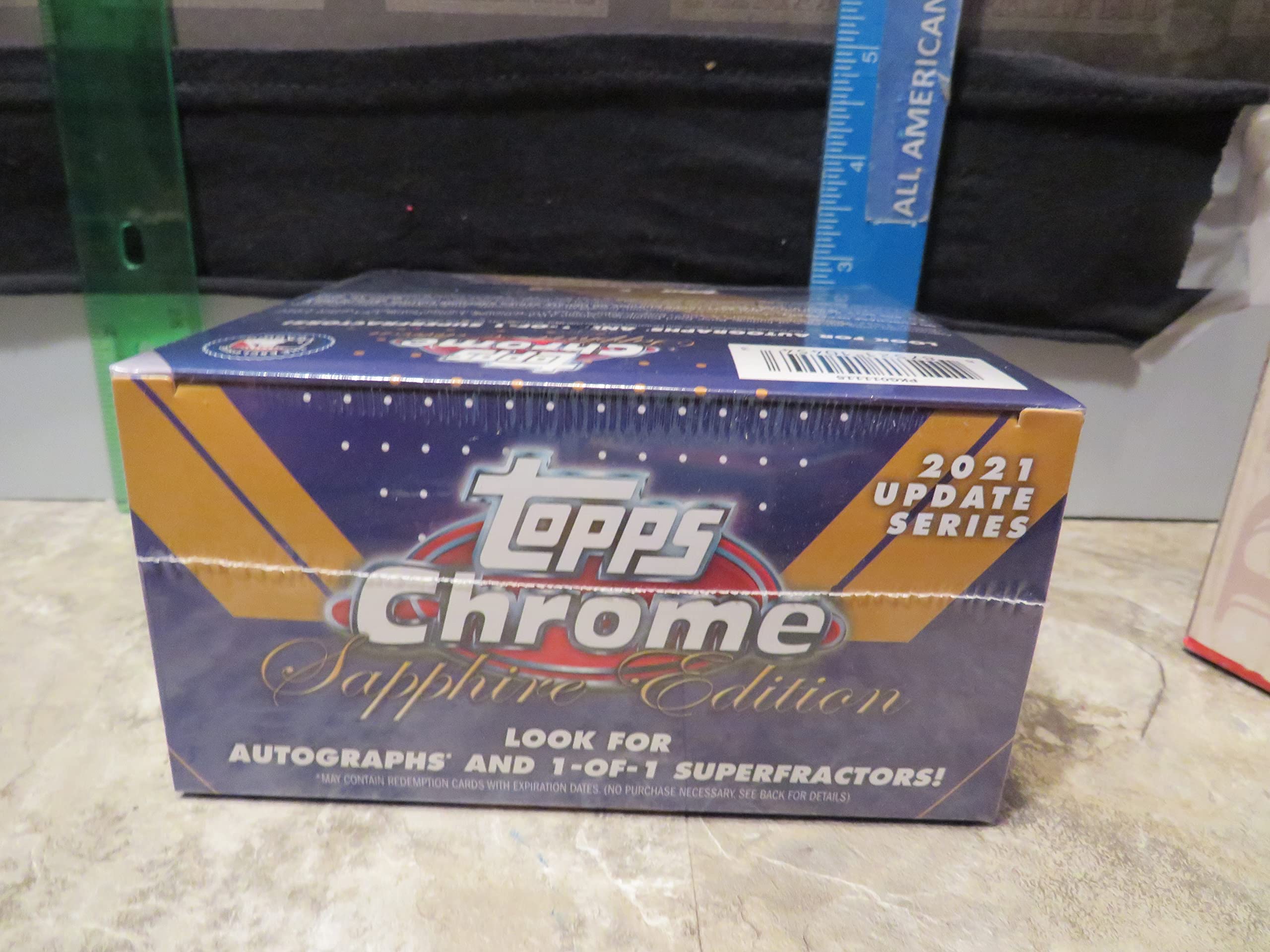 2021 TOPPS CHROME BASEBALL UPDATE SERIES SAPPHIRE ON LINE EXCLUSIVE SEALED BOX