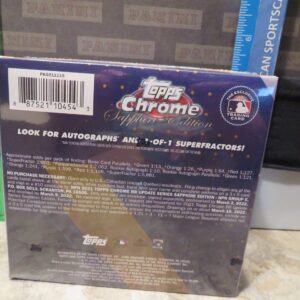 2021 TOPPS CHROME BASEBALL UPDATE SERIES SAPPHIRE ON LINE EXCLUSIVE SEALED BOX