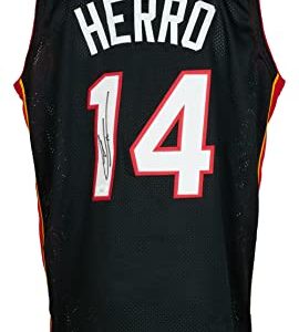 Tyler Herro Signed Custom Black Basketball Jersey JSA