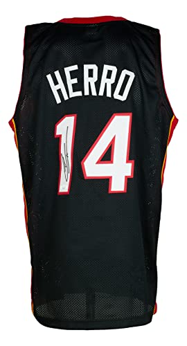 Tyler Herro Signed Custom Black Basketball Jersey JSA