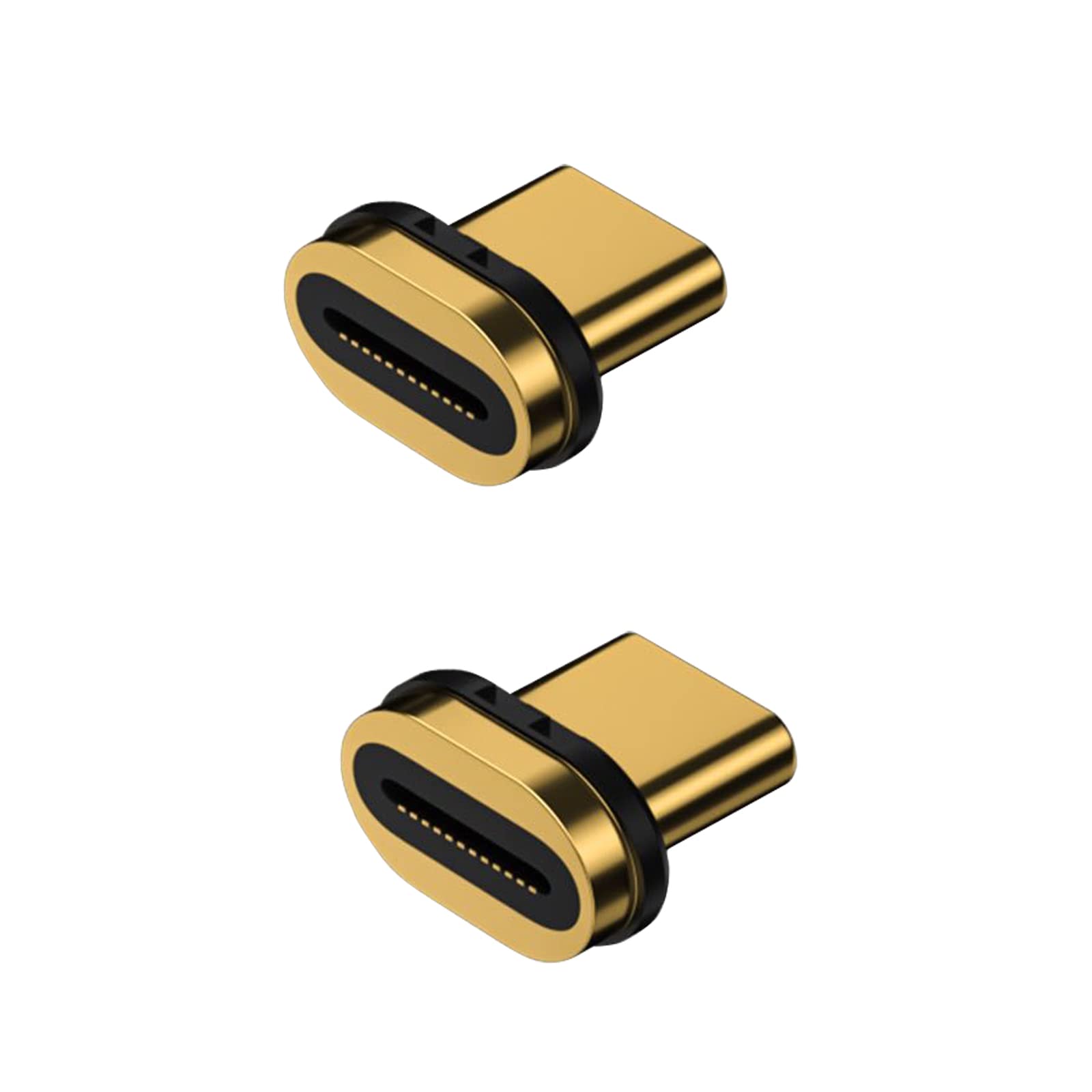 YoungSelly USB Type C Magnetic Adapter, 24Pin, Gold-Plated, Male to Female, Supports 40Gb/s Data Transfer and 4K Video Output